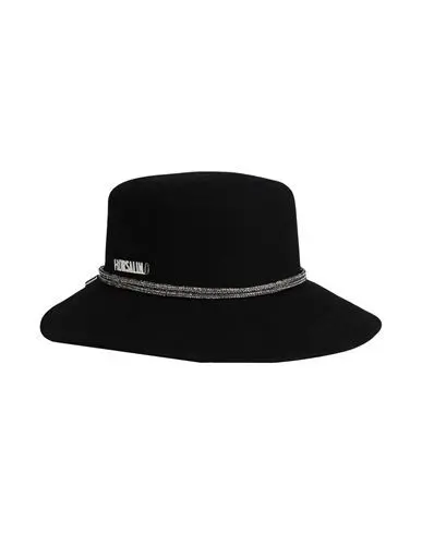Borsalino Felt Fedora With Appliqués - Black