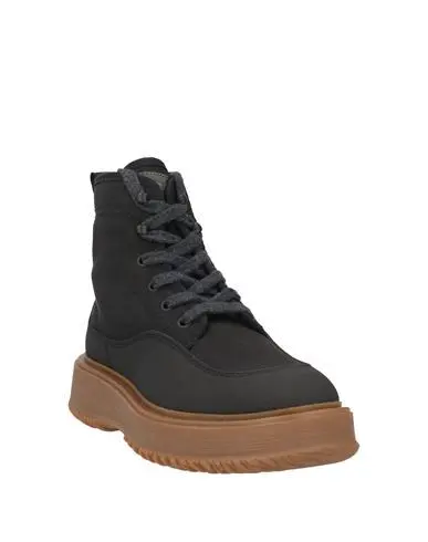 Hogan Textile Fibers Ankle Boots - Black