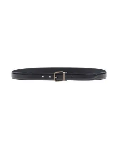 Dolce & Gabbana Soft Leather Belt - Black