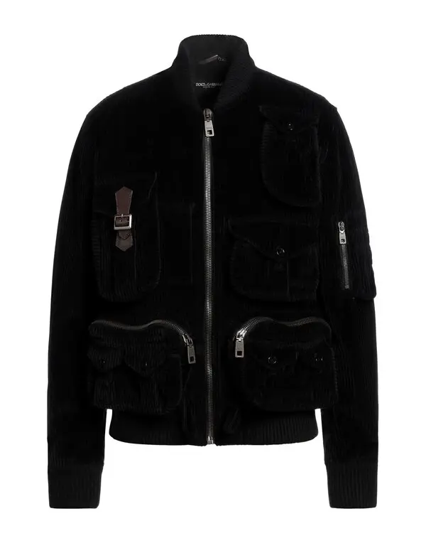 Dolce & Gabbana Jacket In Velvet With Appliqués
