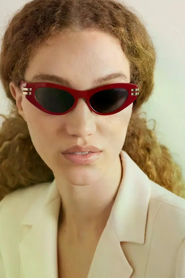 Dior Cdior B1u Cat-eye Sunglasses - Red