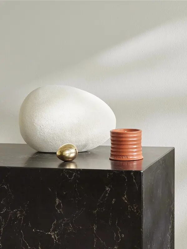 FOURTH STREET Egg Limestone Ornament