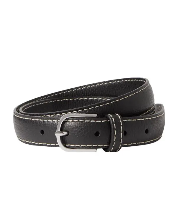 TOTEME Leather Belt - Black
