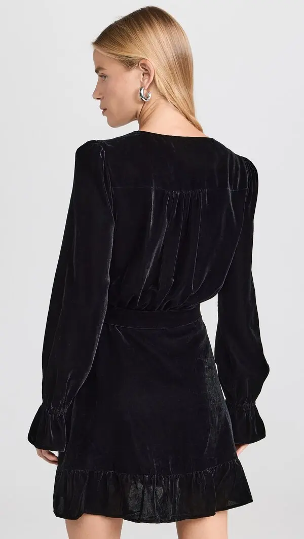 Paige Ysabel Velvet Mini Dress