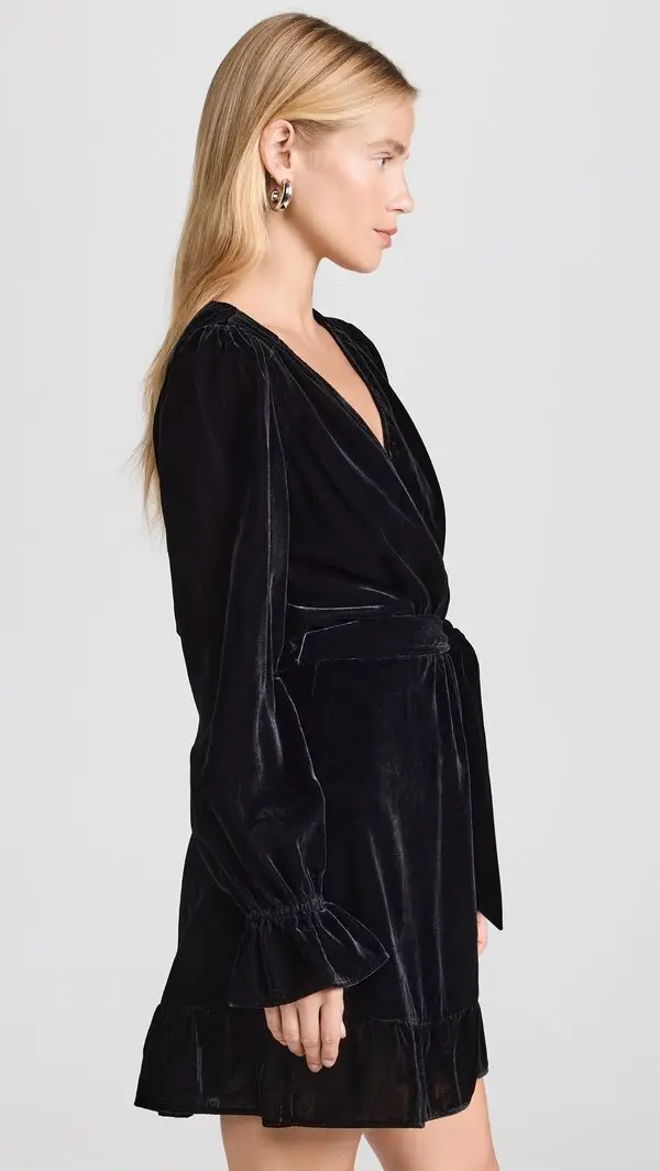 Paige Ysabel Velvet Mini Dress