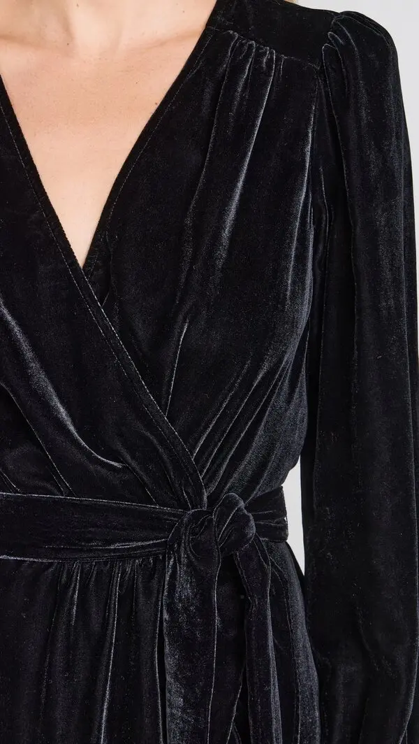 Paige Ysabel Velvet Mini Dress