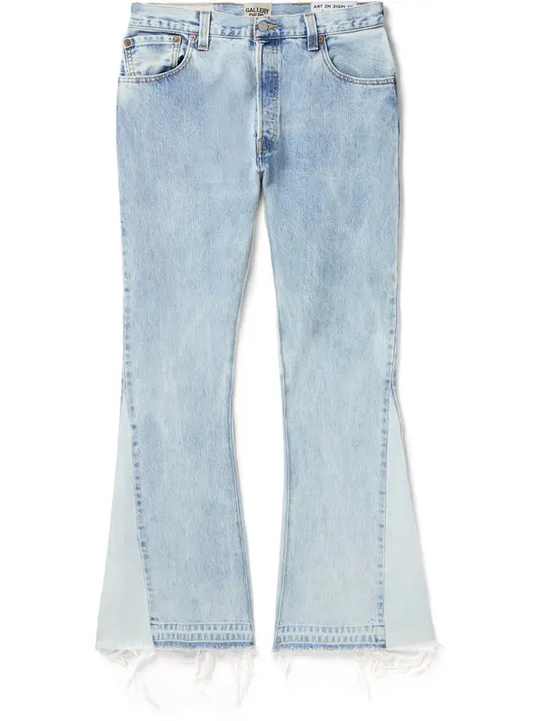 GALLERY DEPT. 90210 La Flare Patchwork Jeans