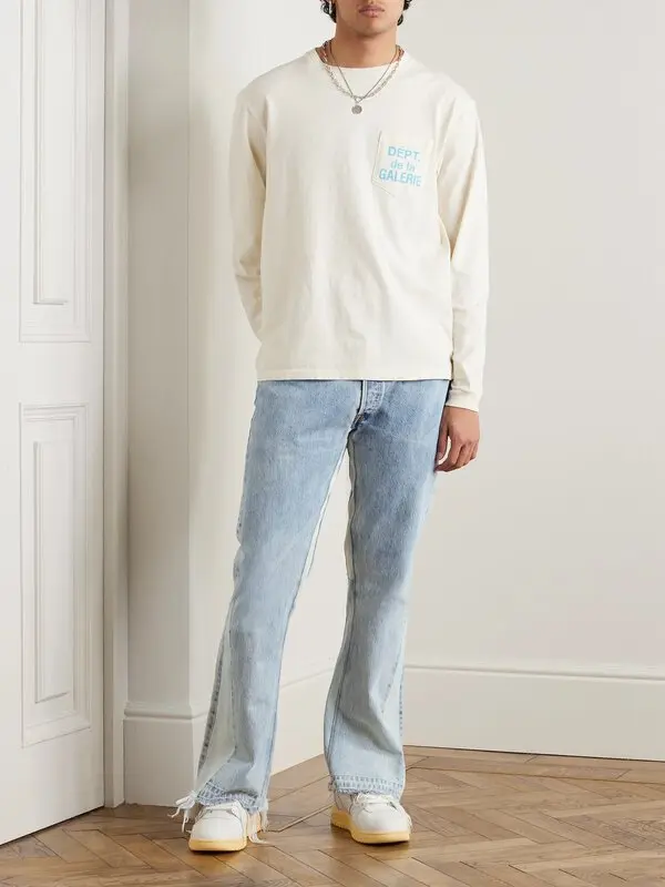 GALLERY DEPT. 90210 La Flare Patchwork Jeans
