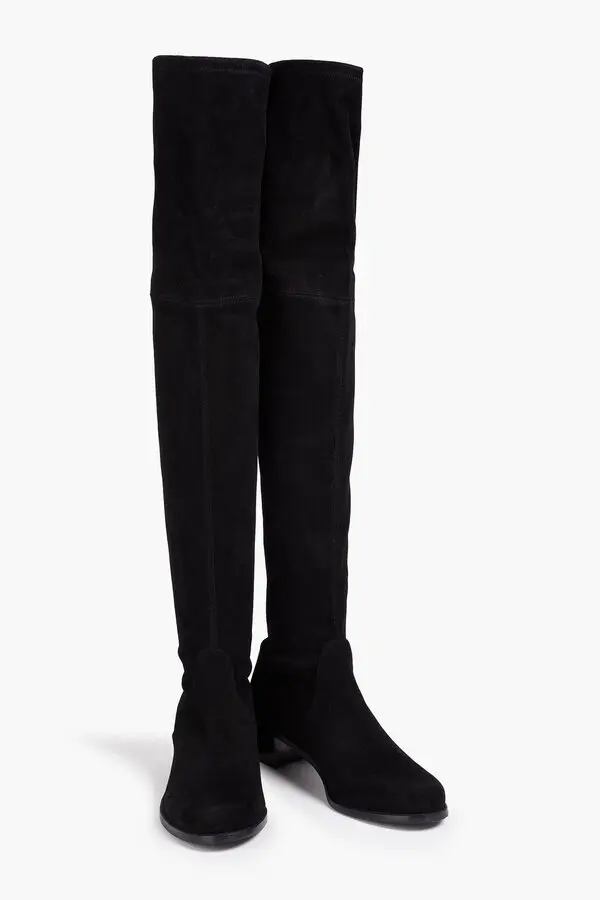 STUART WEITZMAN Suede Over-the-knee Boots