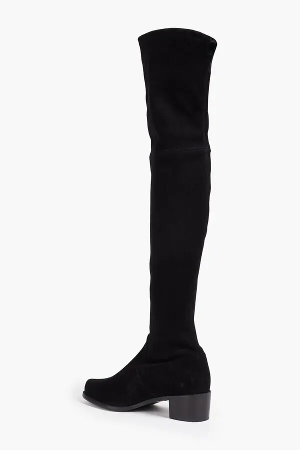 STUART WEITZMAN Suede Over-the-knee Boots