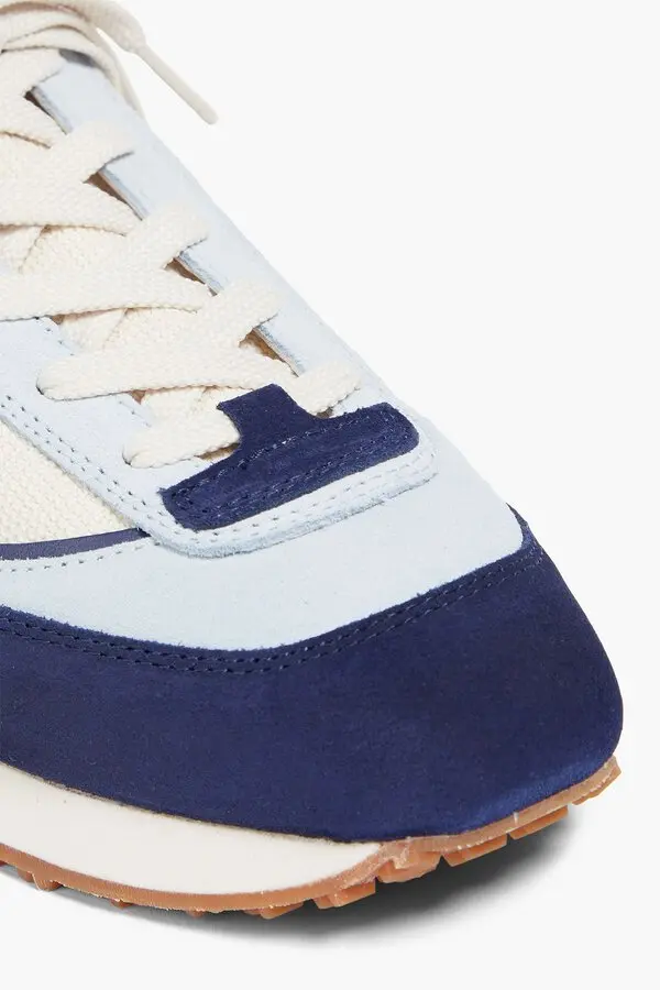 Zimmermann Suede And Stretchknit Sneakers