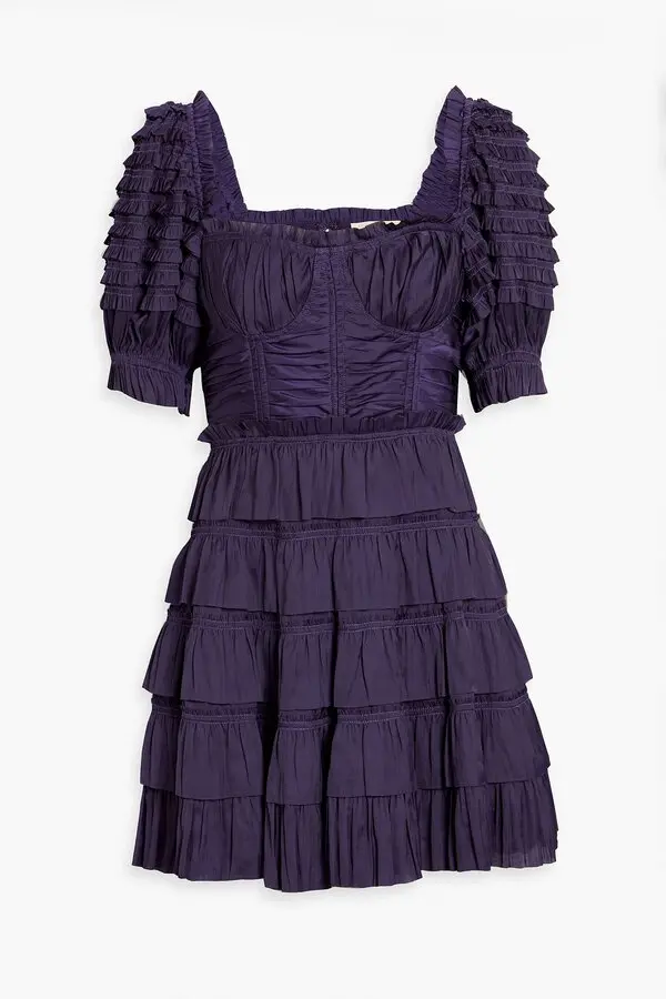 Ulla Johnson Lucette Tiered Mini Dress