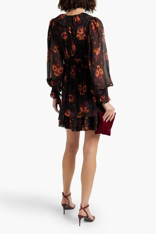 Ulla Johnson Adara Floral-print Mini Dress