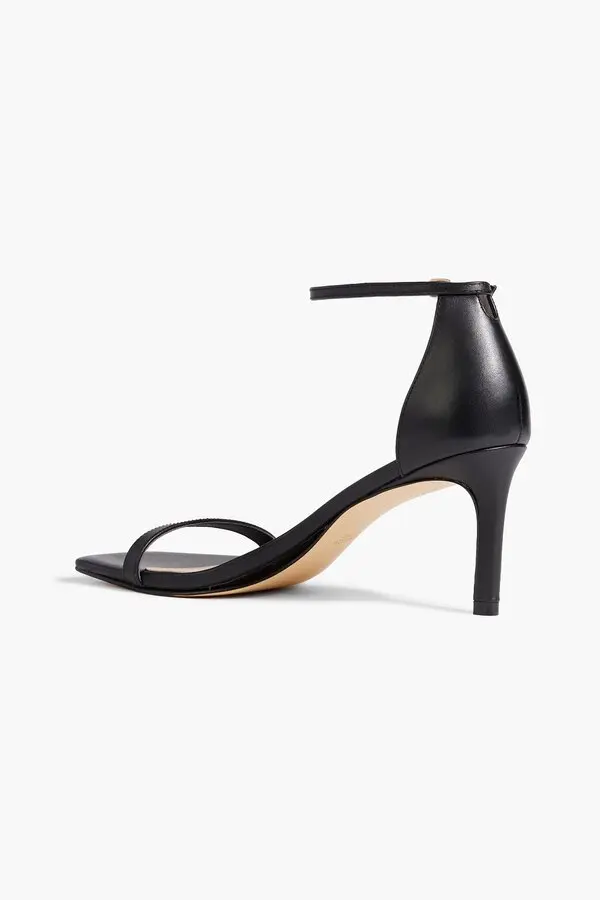STUART WEITZMAN Amelina 75 Leather Sandals - Black