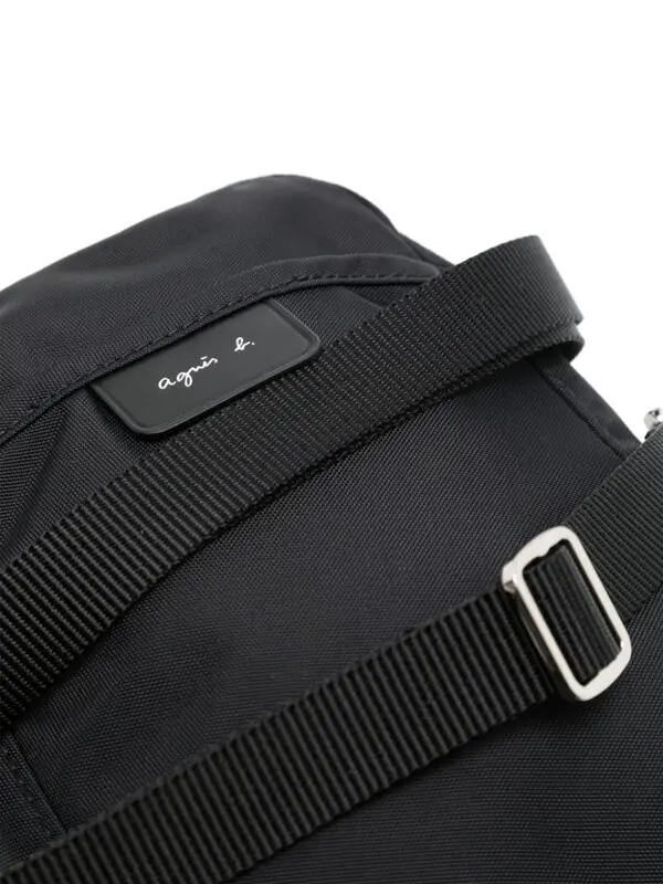 AGNÈS B. Logo-patch Zipped Messenger Bag