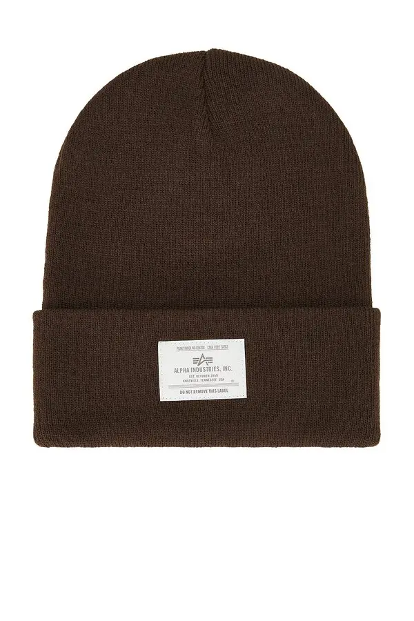 Alpha Industries Essential Beanie - Espresso