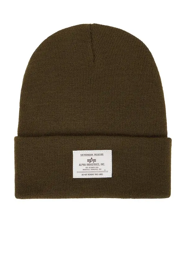 Alpha Industries Essential Beanie - Olive