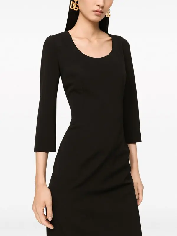 Dolce & Gabbana Midi Wool-blend Dress