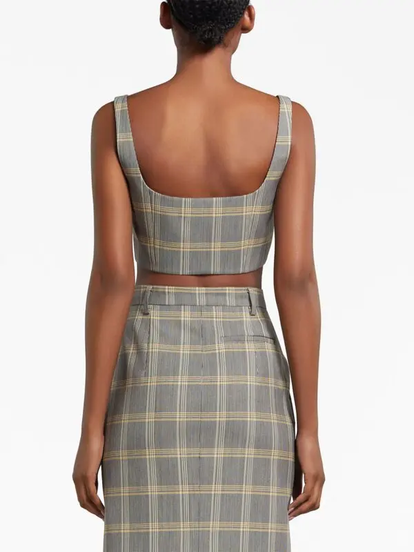 Marni Virgin Wool-blend Cropped Top