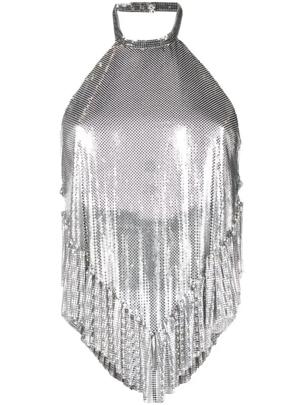Rabanne Chainmail Halterneck Top