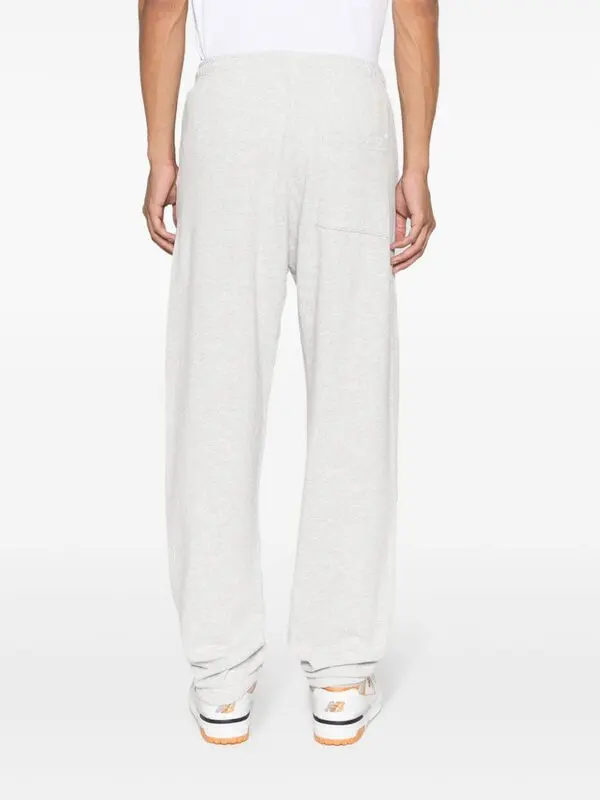 SPORTY & RICH Text-print Cotton-blend Pants