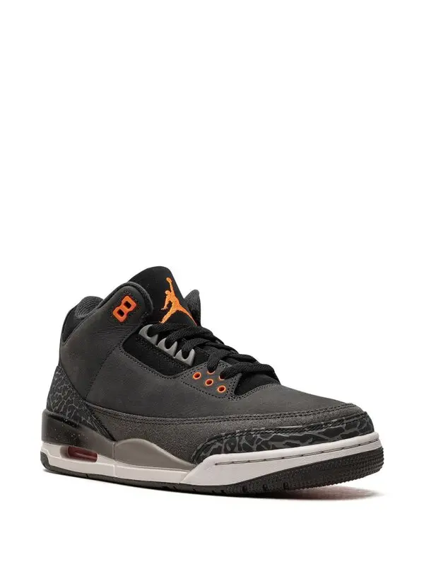 JORDAN Air 3 Fear Sneakers - Black
