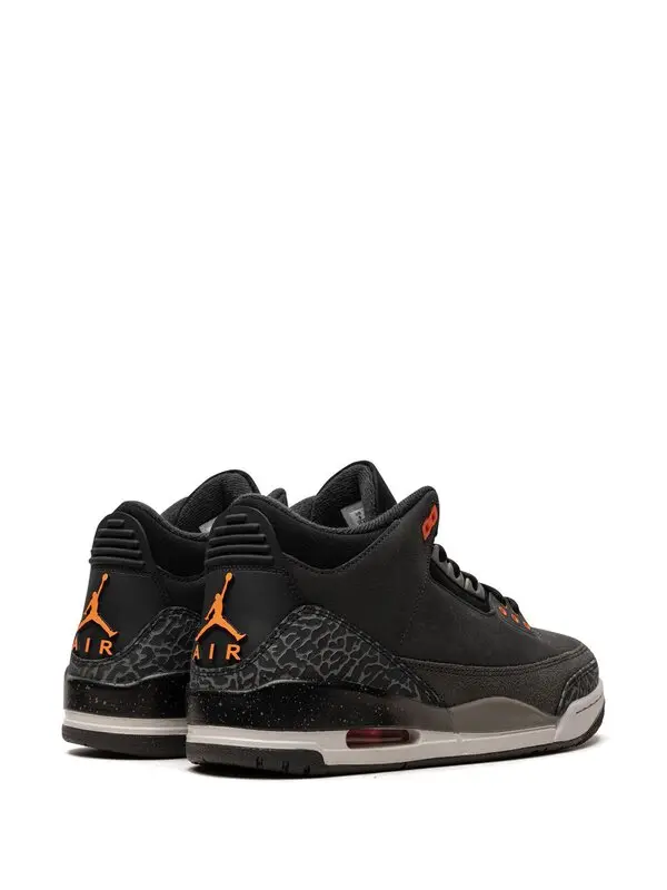 JORDAN Air 3 Fear Sneakers - Black