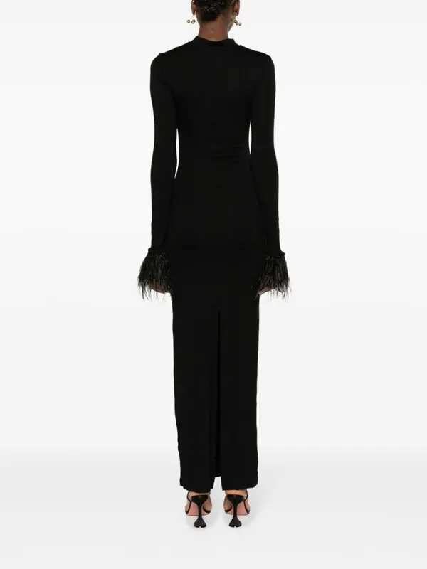 MANURI Cindy Square-neck Long Dress