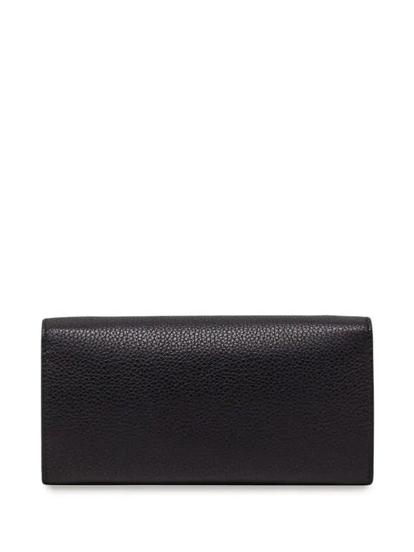 FERRAGAMO Gancini-plaque Leather Wallet-on-chain - Black