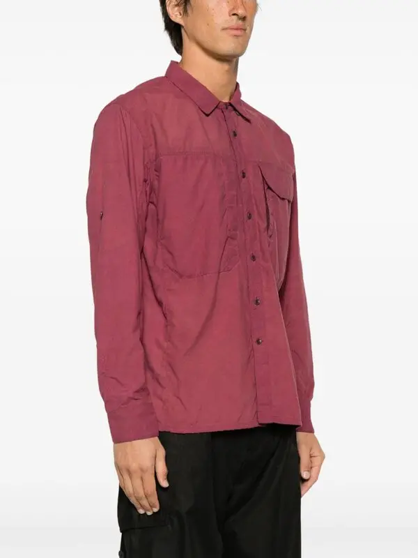RANRA Spread-collar Button-up Shirt