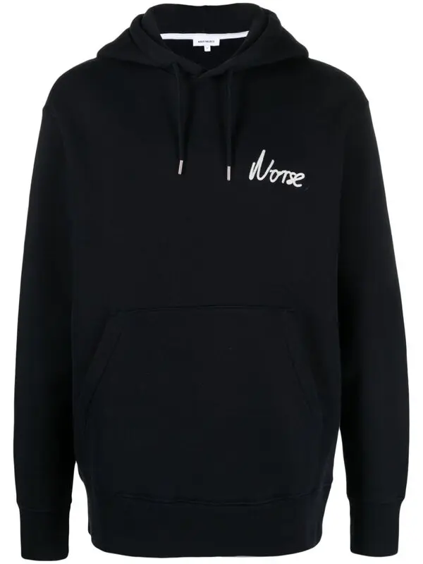 Norse Projects Arne Logo-embroidered Hoodie