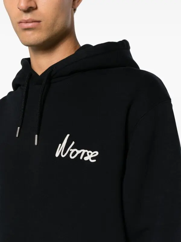 Norse Projects Arne Logo-embroidered Hoodie
