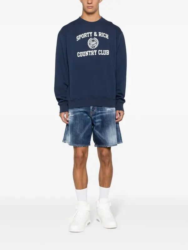 SPORTY & RICH Logo-print Sweatshirt