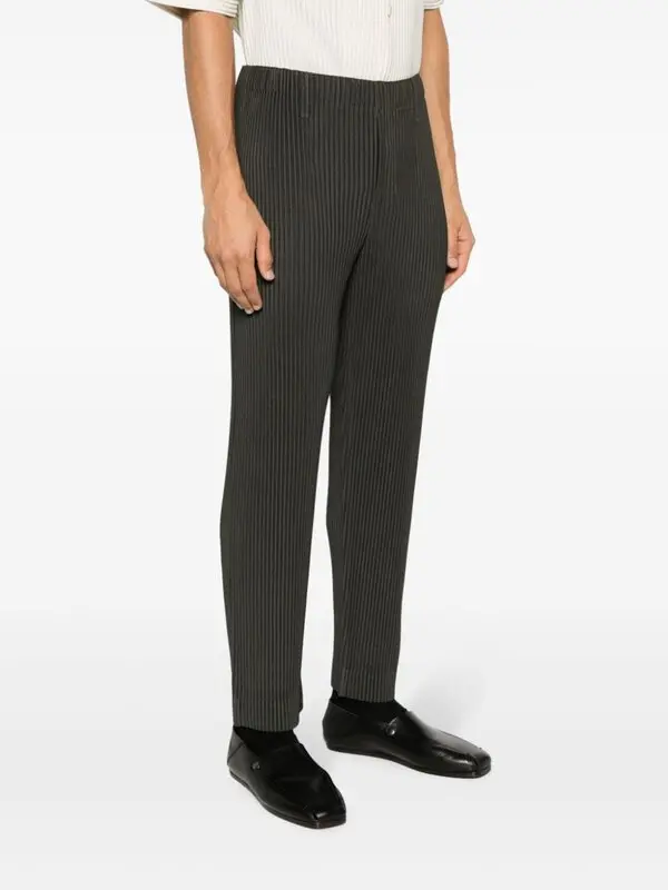 Issey Miyake Pleated Straight-leg Trousers