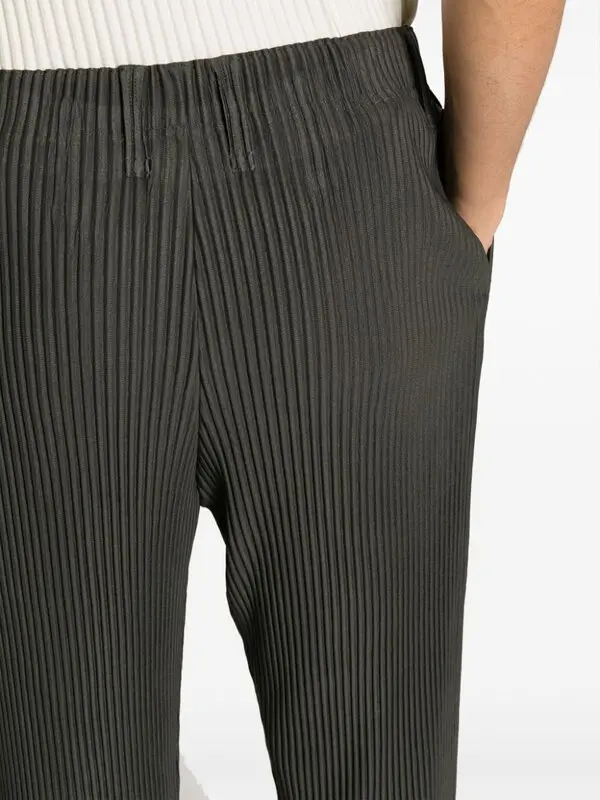 Issey Miyake Pleated Straight-leg Trousers