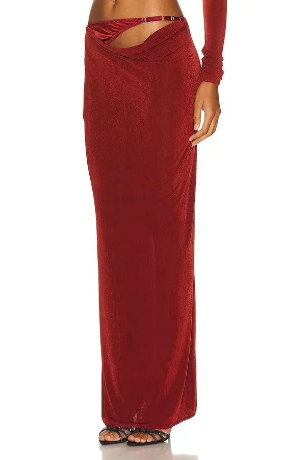 Anna October Kerry Skirt In Rust