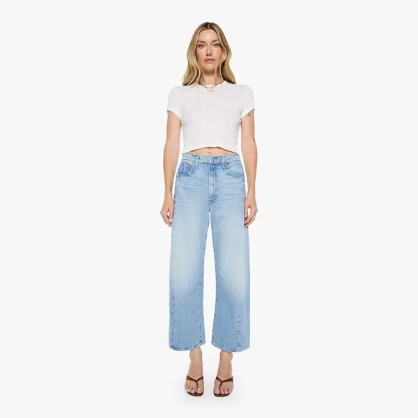MOTHER The Half-pipe Ankle Jeans - Blue