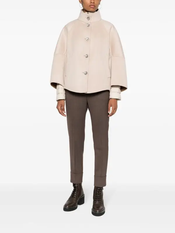 MOORER Lenie-czi Layered Pea Coat