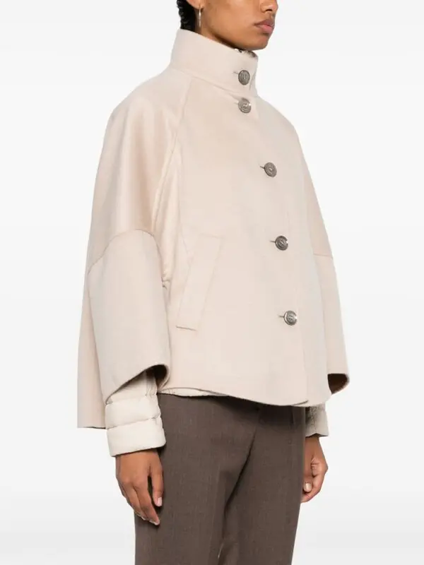 MOORER Lenie-czi Layered Pea Coat