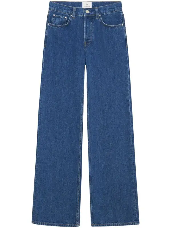 ANINE BING Hugh Wide-leg Jeans - Blue