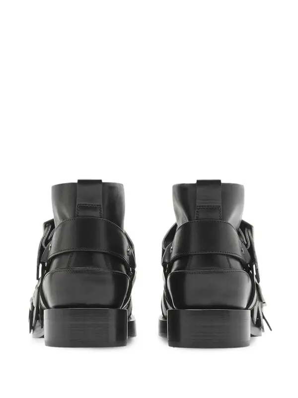 Burberry Multi-strap Leather Boots