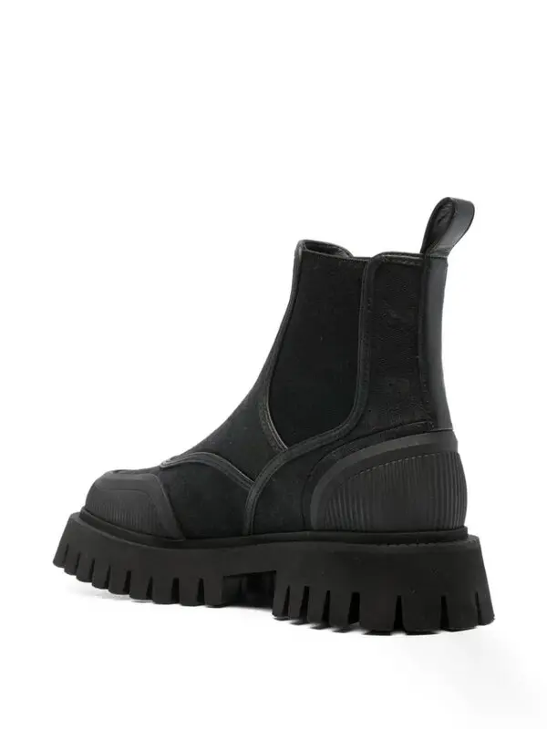 Gucci Gg Canvas Chelsea Boots