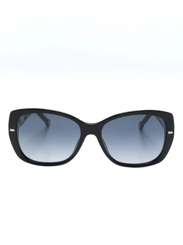 Carolina Herrera Oversized Frame Sunglasses - Black