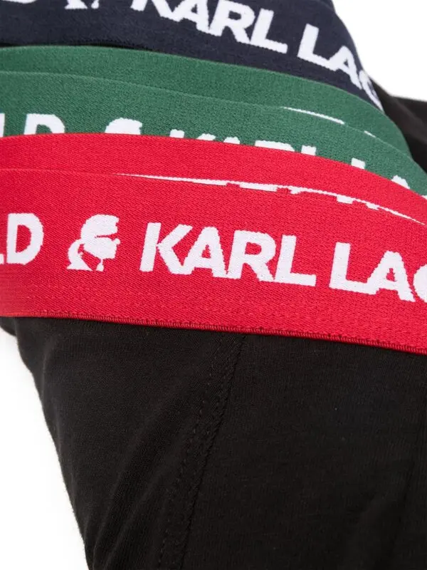 Karl Lagerfeld Logo-waistband Boxers