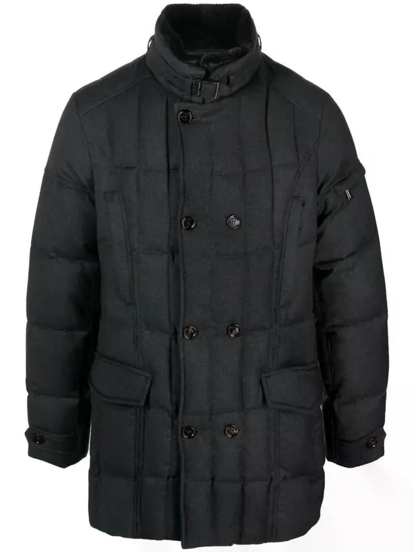 MOORER Funnel-neck Padded Coat