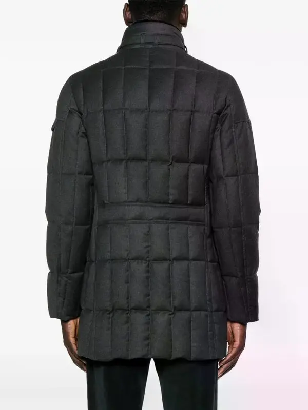 MOORER Funnel-neck Padded Coat
