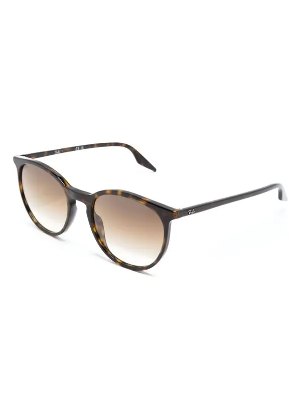 Ray-ban Tortoiseshell Round-frame Sunglasses