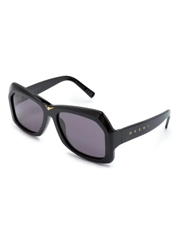 Marni Oversized-frame Tinted Sunglasses - Black