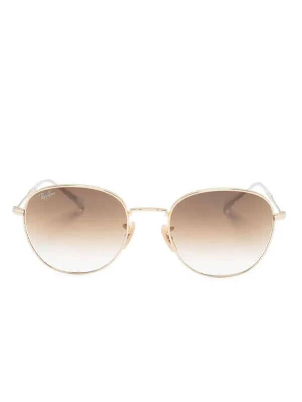 Ray-ban Pantos Frame Sunglasses - Gold
