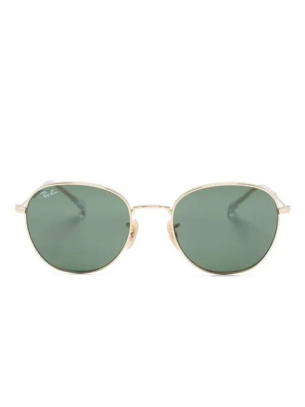 Ray-ban Pantos Frame Sunglasses - Gold